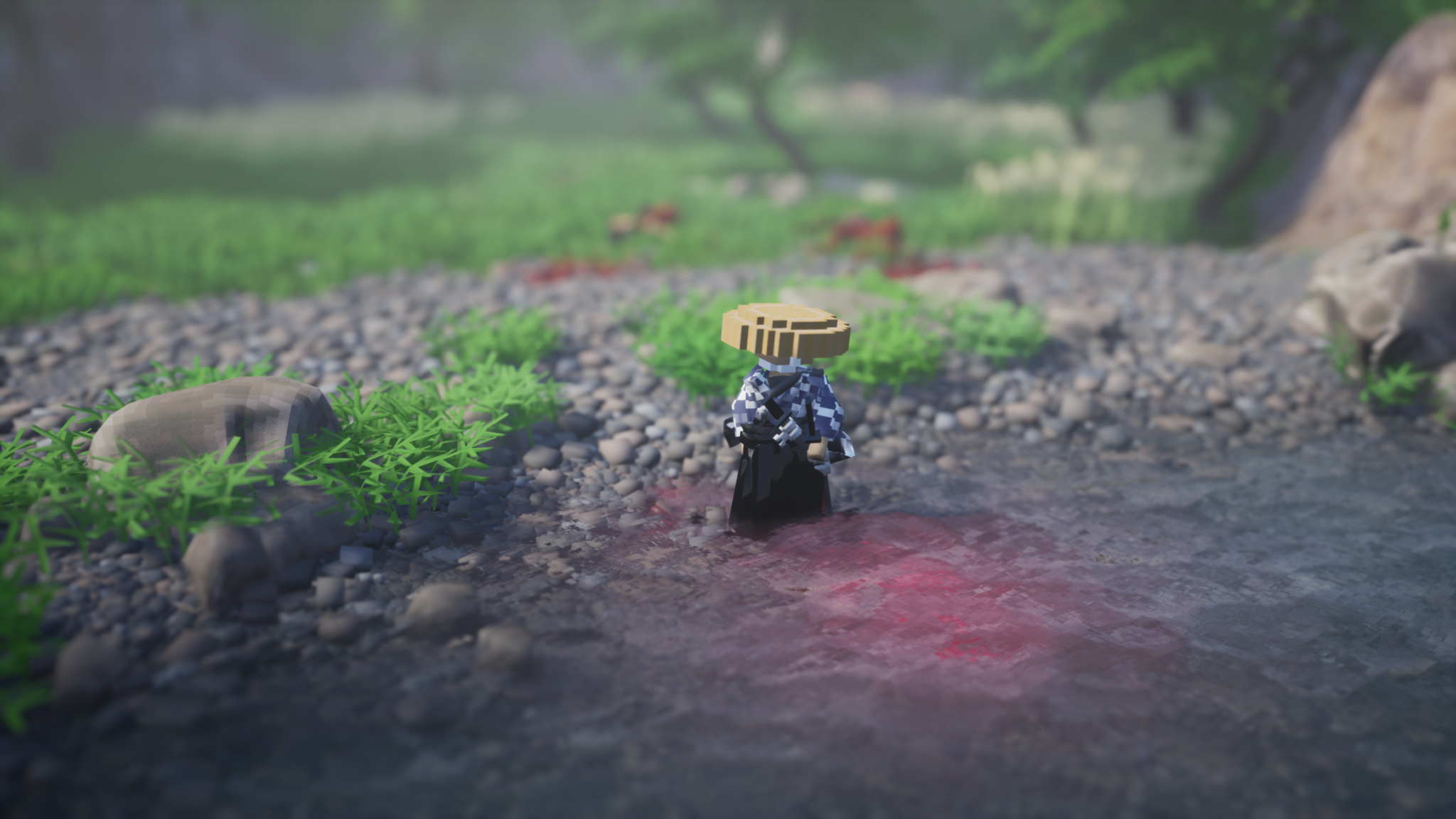 Ronin Trail - Ein Samurai Abenteuer in hübscher Voxelart